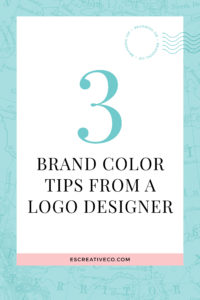 3 tips to picking your brand colors from a logo designer - ES Creative Co